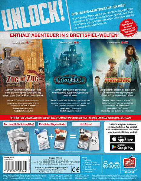 Unlock! - Game Adventures - Shop für Brettspiele, Kartenspiele ...