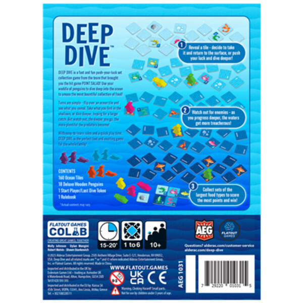 Deep Dive (EN) - Shop für Brettspiele, Kartenspiele, Würfelspiele - spieletastisch.de